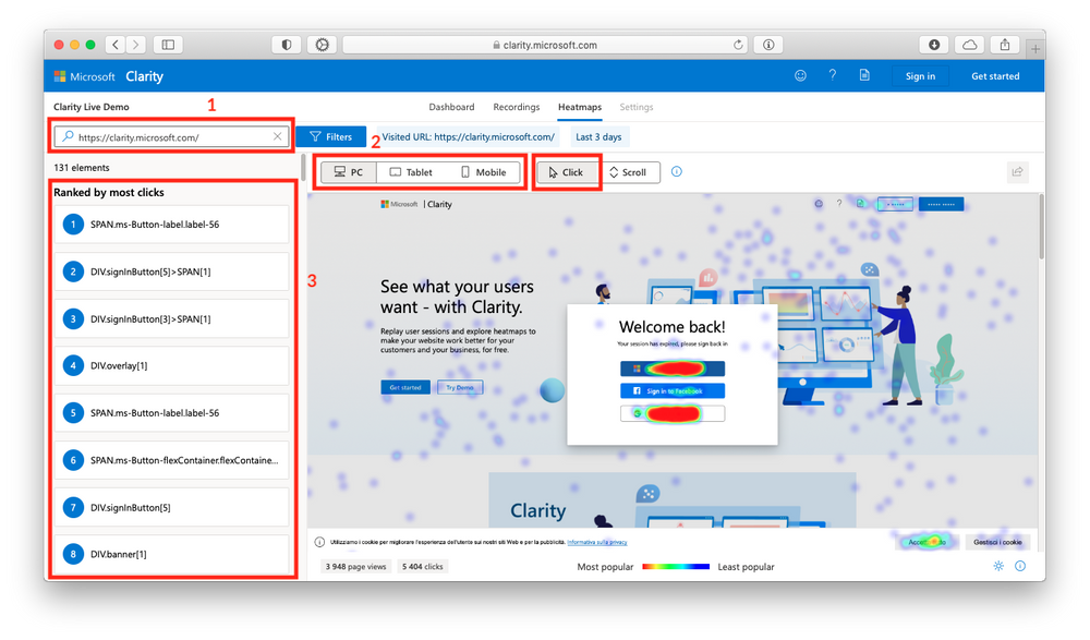 How to use Microsoft Clarity to analyze user behavior on your website